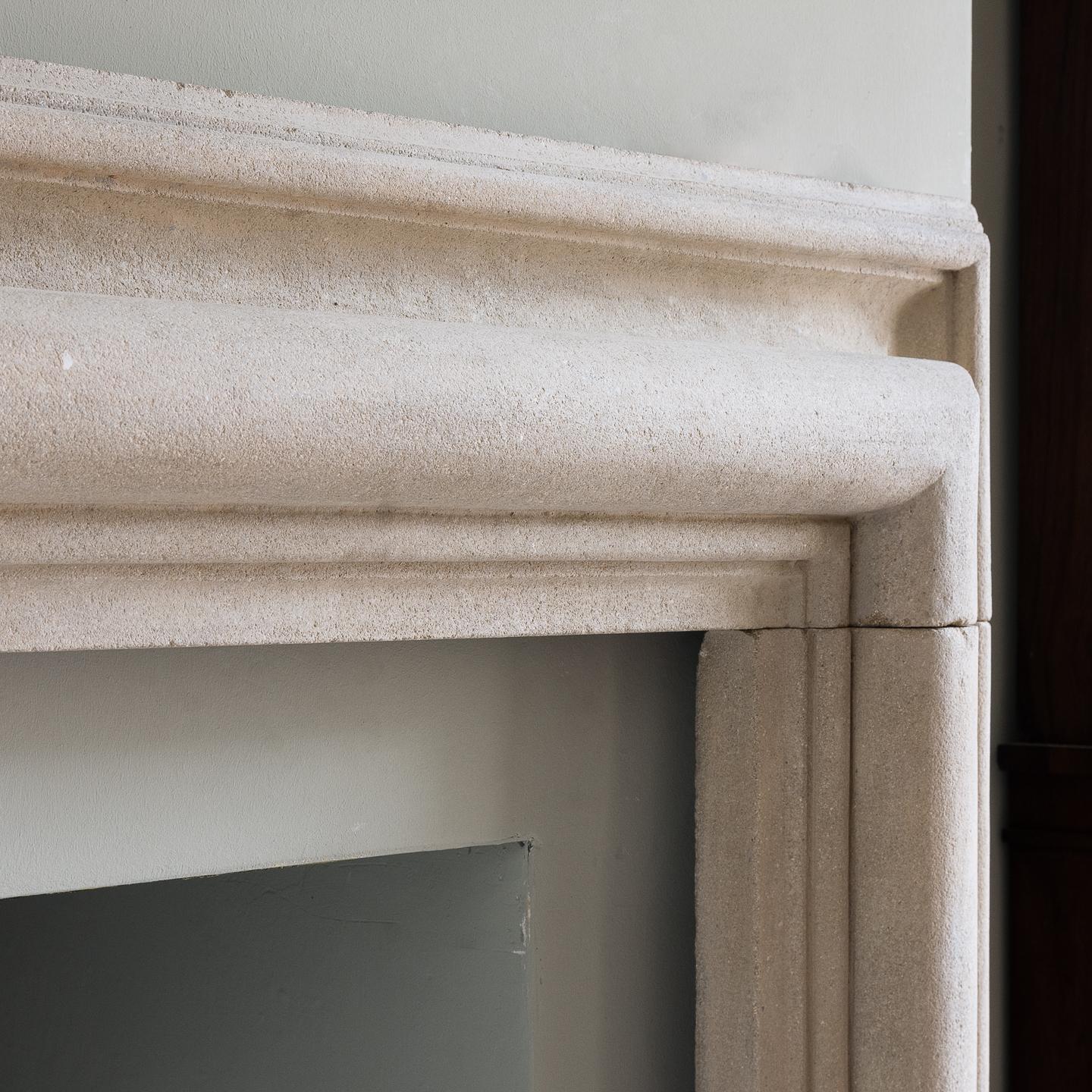 Nineteenth Century Bathstone Bolection Fireplace at 1stDibs