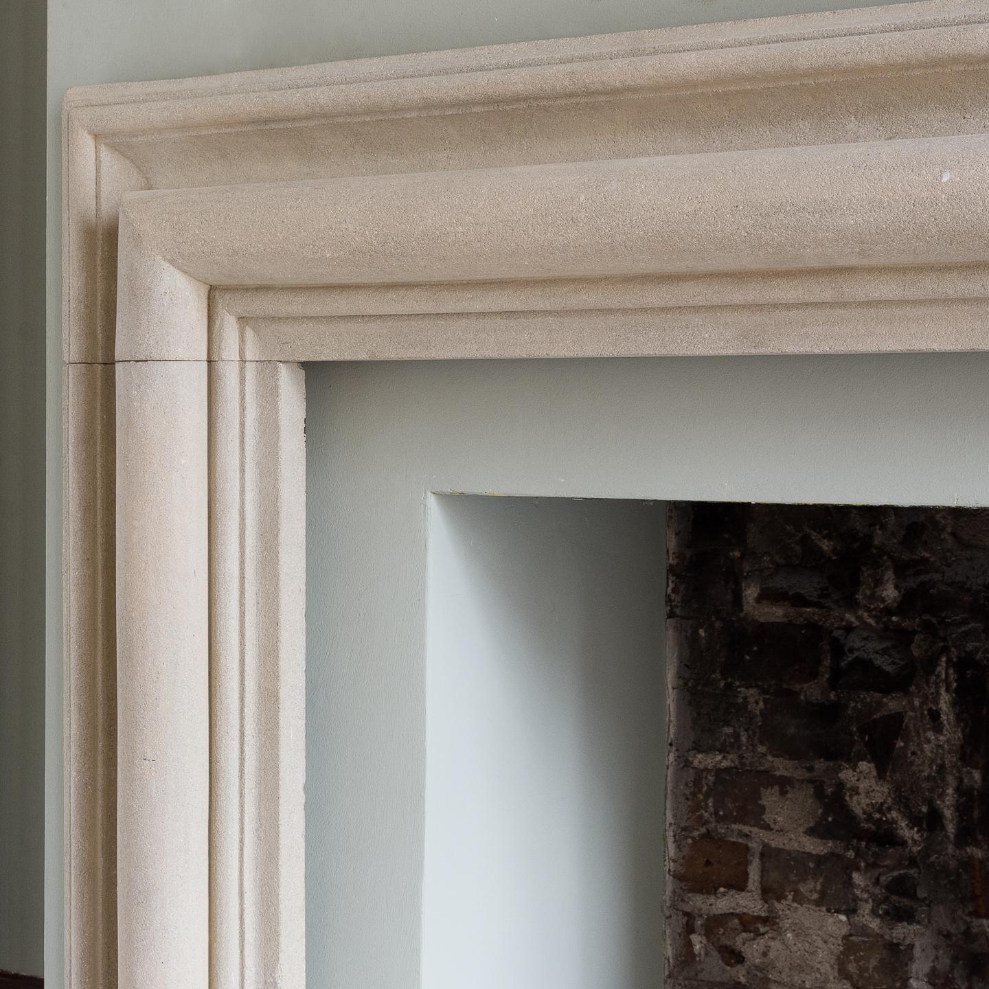 Nineteenth Century Bathstone Bolection Fireplace at 1stDibs