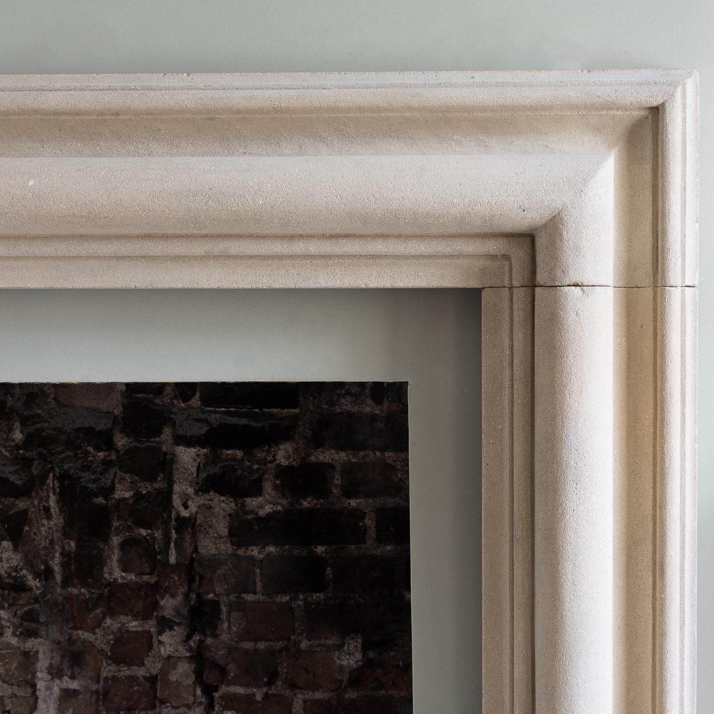 Nineteenth Century Bathstone Bolection Fireplace at 1stDibs