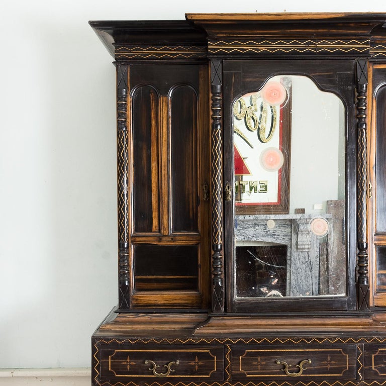 19th Century Ceylonese Calamander Cabinet at 1stDibs