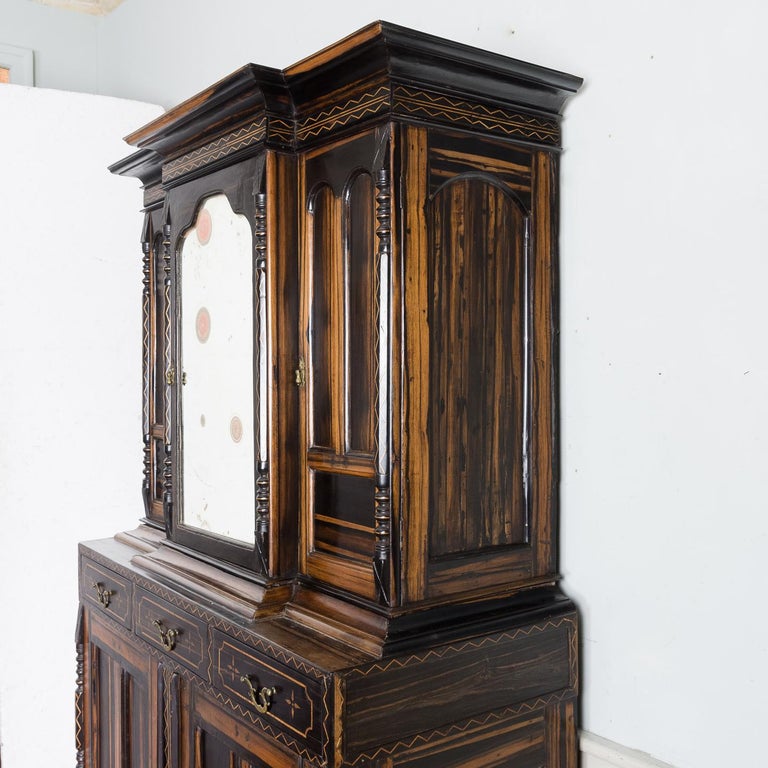 19th Century Ceylonese Calamander Cabinet at 1stDibs