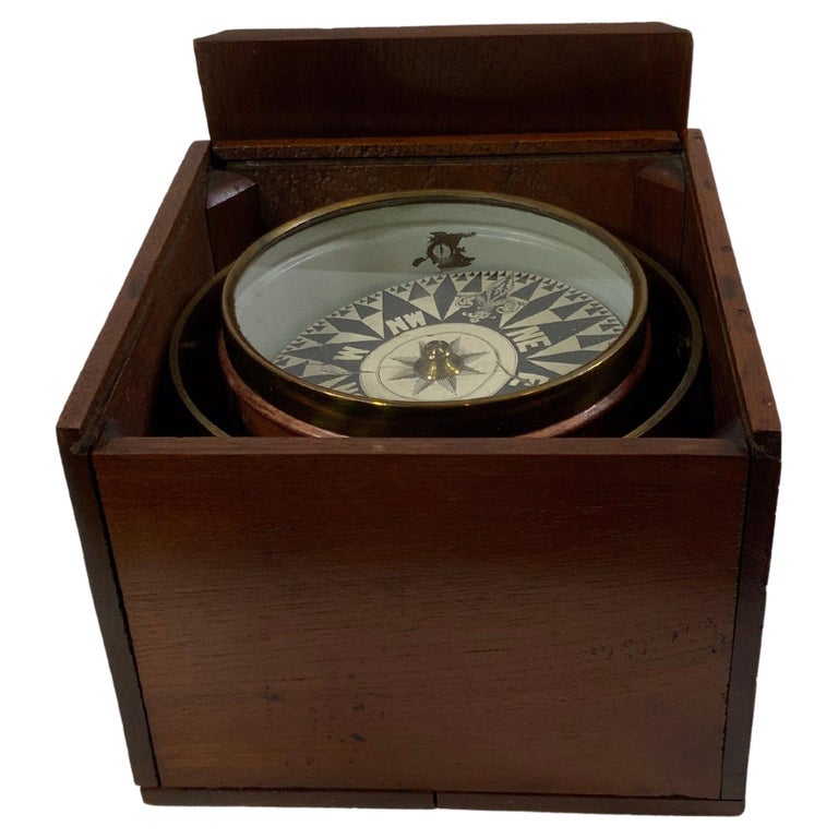 Nineteenth Century Ship's Compass at 1stDibs