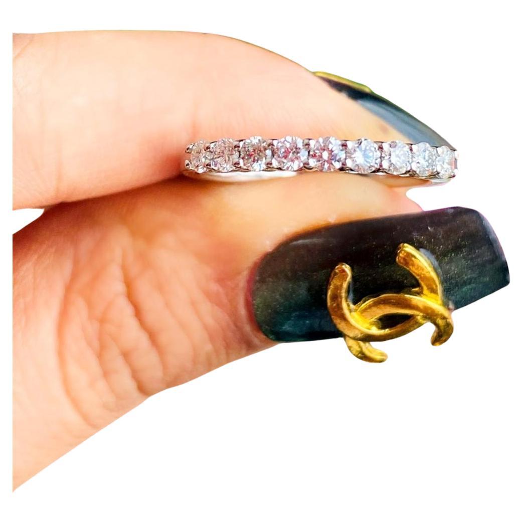 Nine Diamond Ring For Sale at 1stDibs