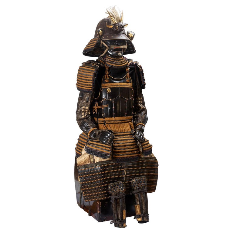 Niō-dō Tosei Gusoku, Samurai Armor with a Stylized Torso Design at 1stDibs