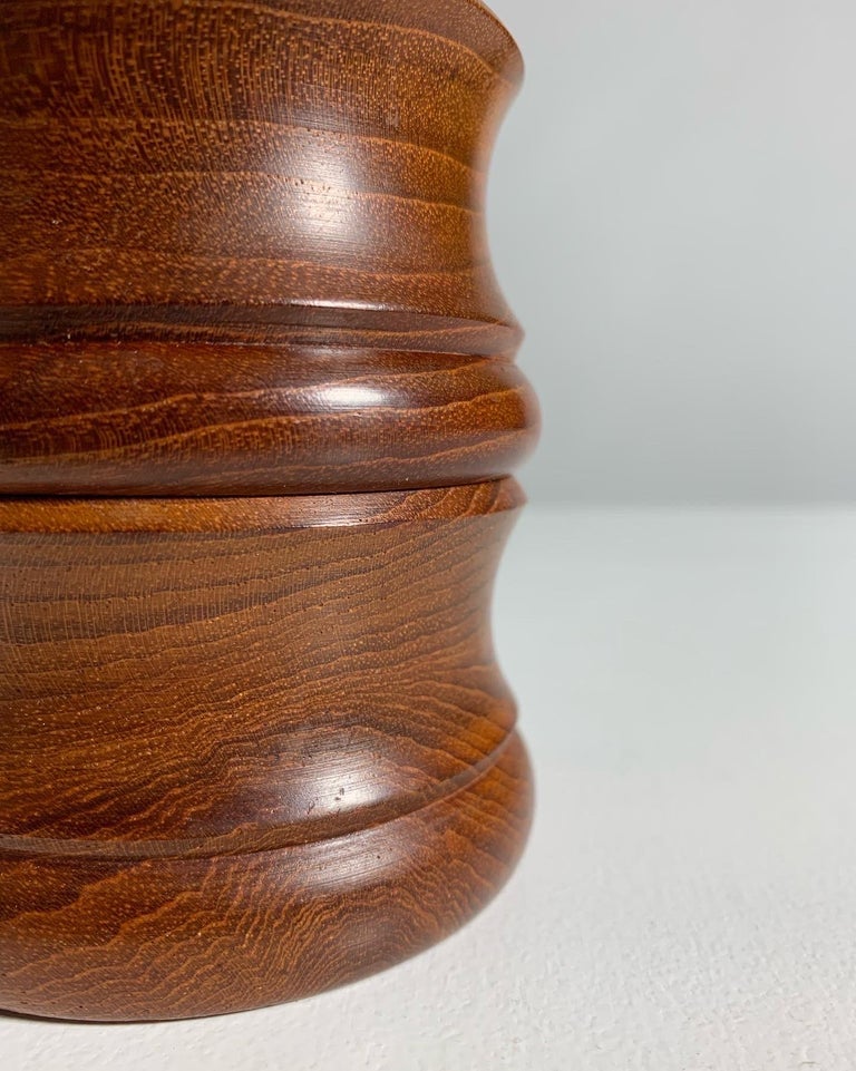 Nissen Denmark Pepper Mill Teak Integrated Salt Shaker Mid Century ...