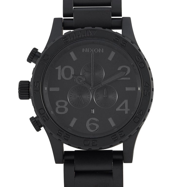 Nixon 51-30 Chrono All Black Watch A083-3086-00 at 1stDibs