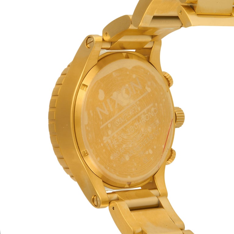Nixon 51-30 Chrono All Gold/Black Watch A083-510-00 at 1stDibs