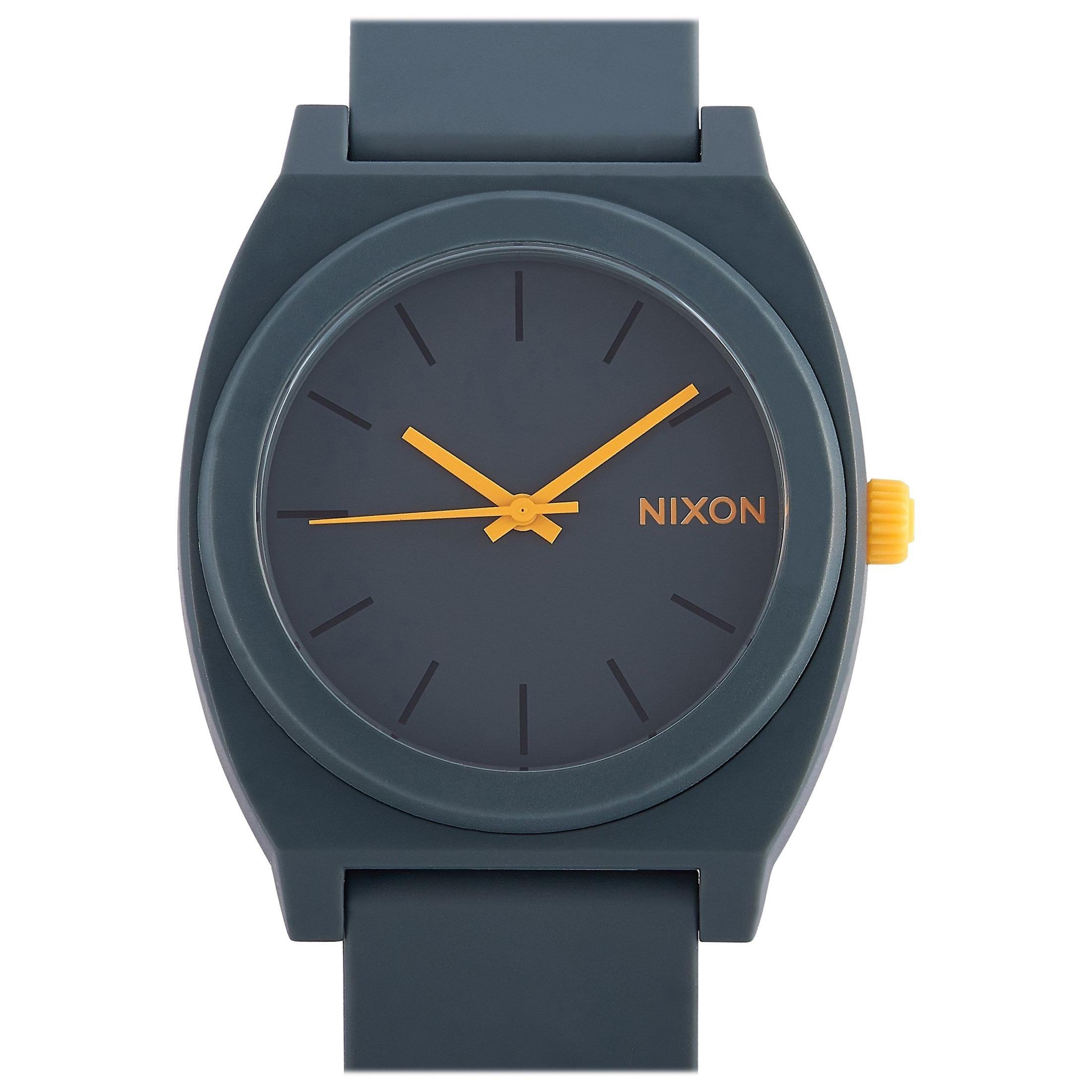 Nixon Time Teller P Gray Dial Watch A119-1244-00 at 1stDibs