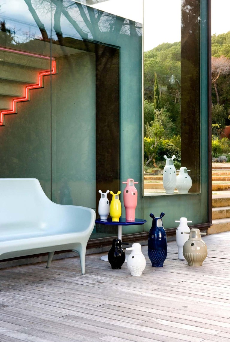 Nº 5 Contemporary Glazed Ceramic Napoleon Blue Showtime Vase by Jaime ...