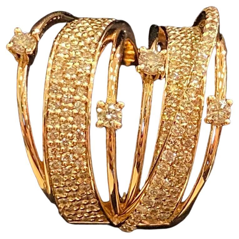 No Reserve, Exclusive Design in Gold with 1, 92 Ct of Diamonds For Sale ...