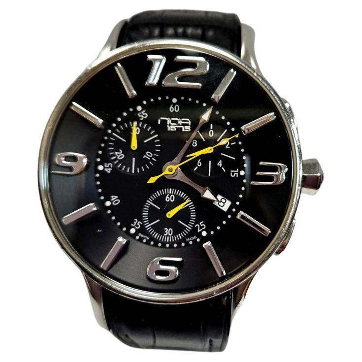 N.O.A 16.75 Men’s Chronograph Wristwatch, Ref. 1675-G-001, Swiss Made ...