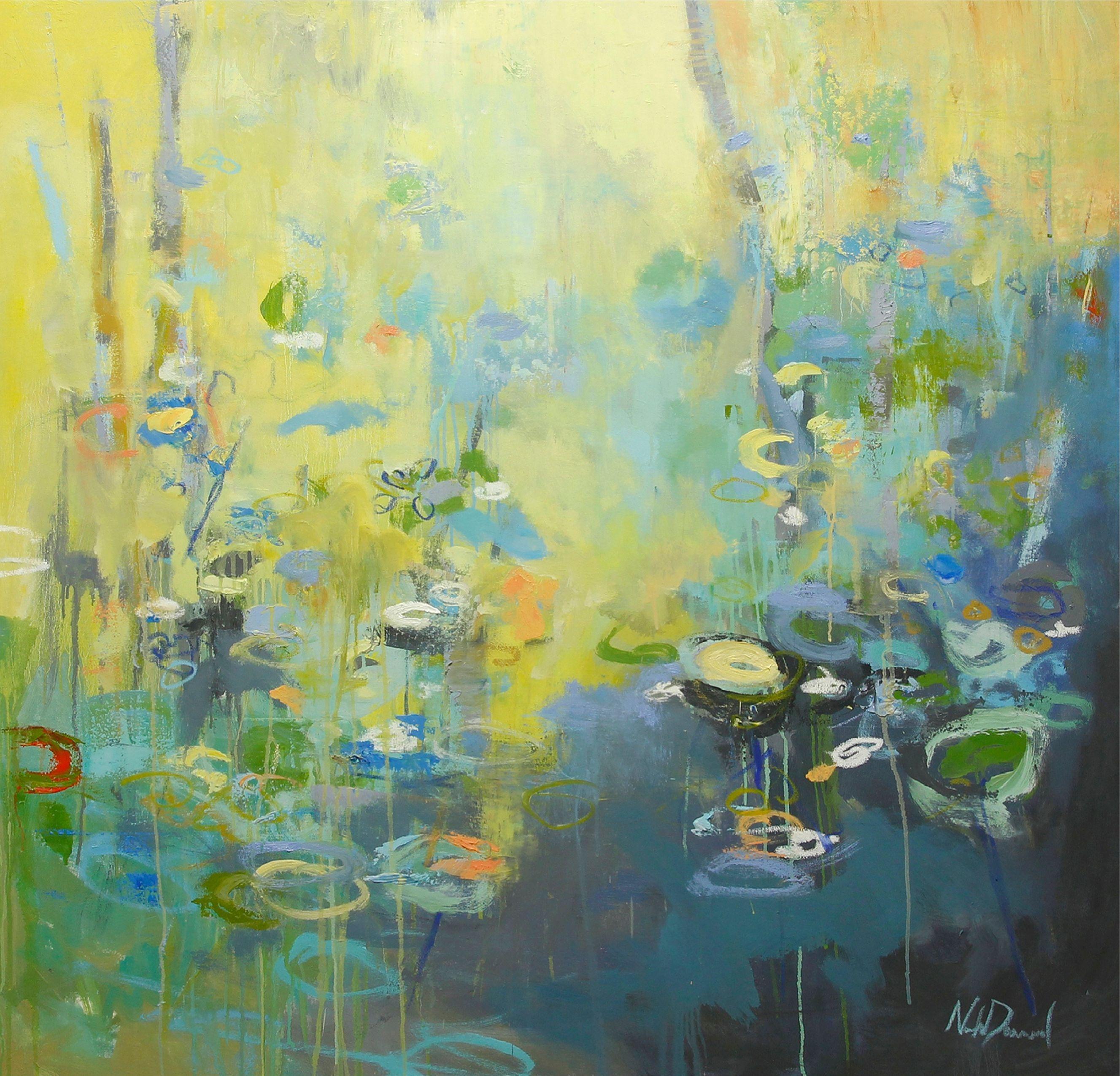 Noah Desmond - "Beautiful Presence" Abstracted Landscape by American ...
