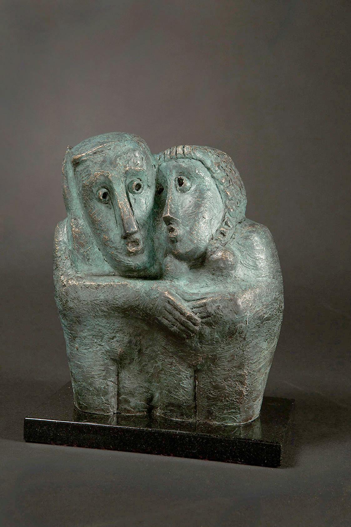 Mosheh Oved - RARE Judaica Holocaust Memorial Menorah Bronze Sculpture ...