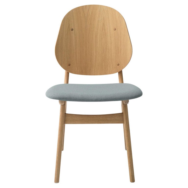 Noble Chair White Oiled Oak Minty Grey by Warm Nordic For Sale at 1stDibs