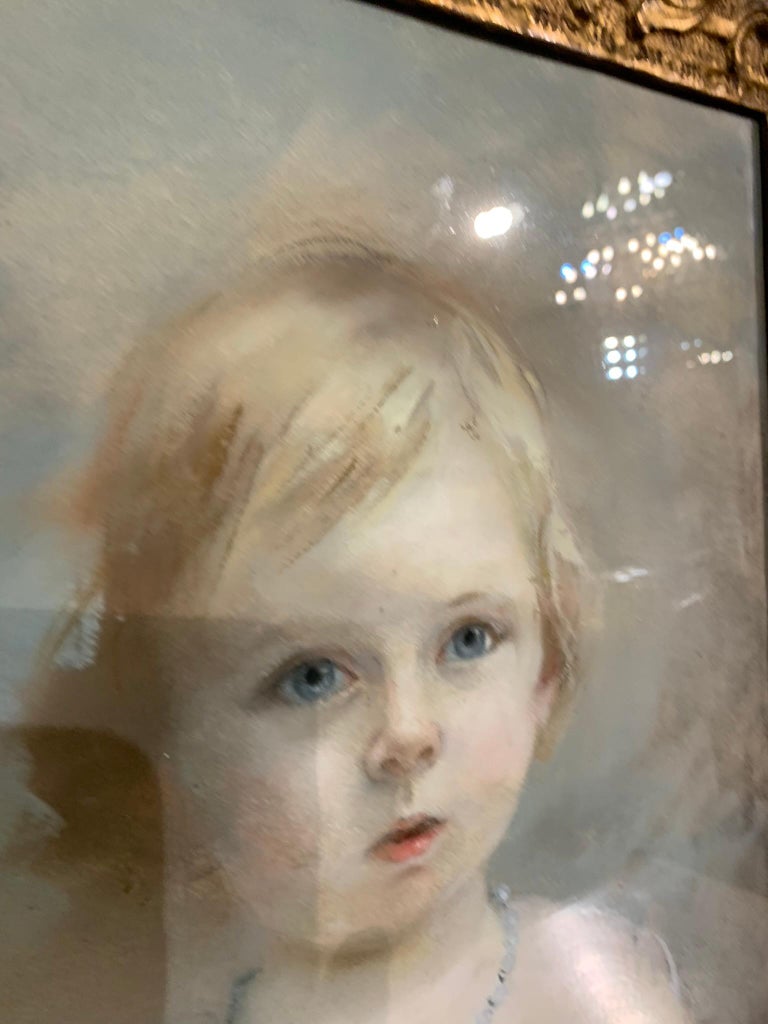 'Noble Girl', Maria Teresa Mazzei Fabbricotti, Pastel on Cardboard For ...