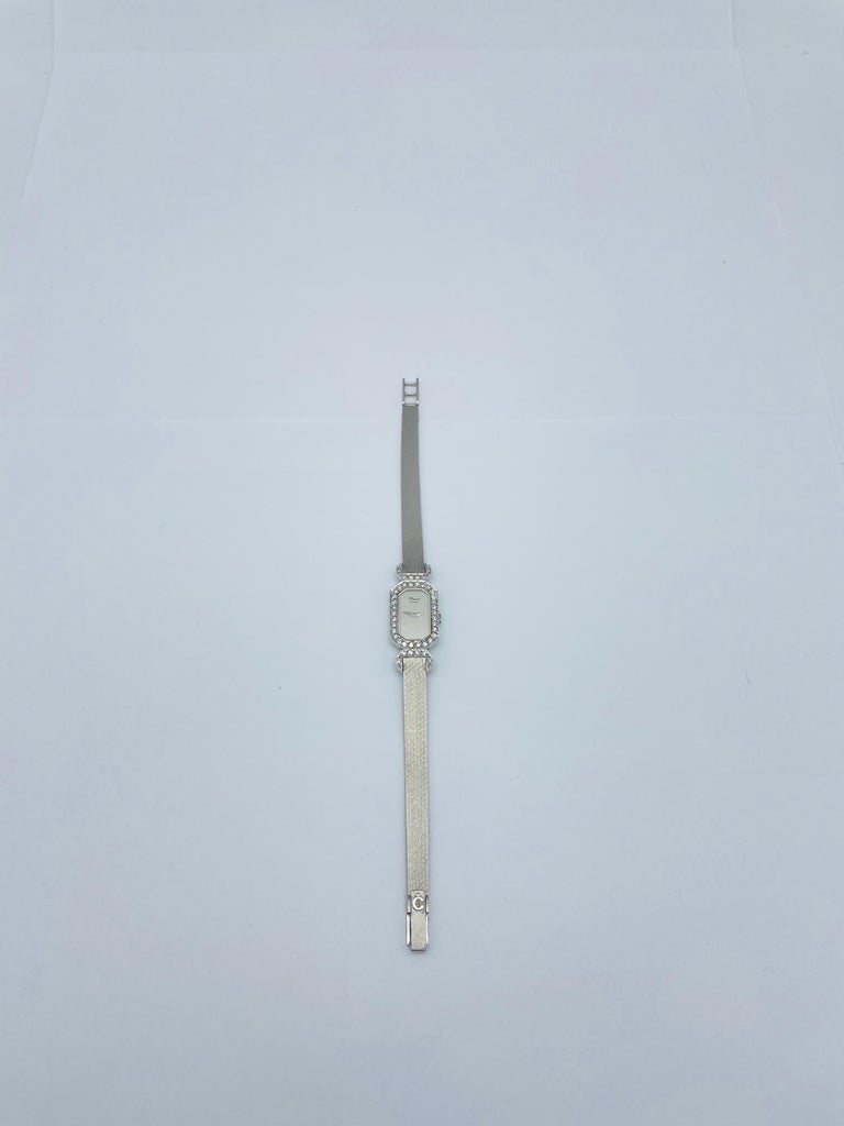 Noble Vintage Chopard Geneve 18k White Gold Ladies' Watch with Diamonds ...