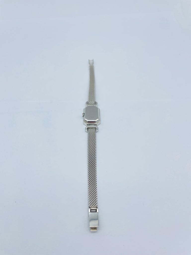 Noble Vintage Chopard Geneve 18k White Gold Ladies' Watch with Diamonds ...