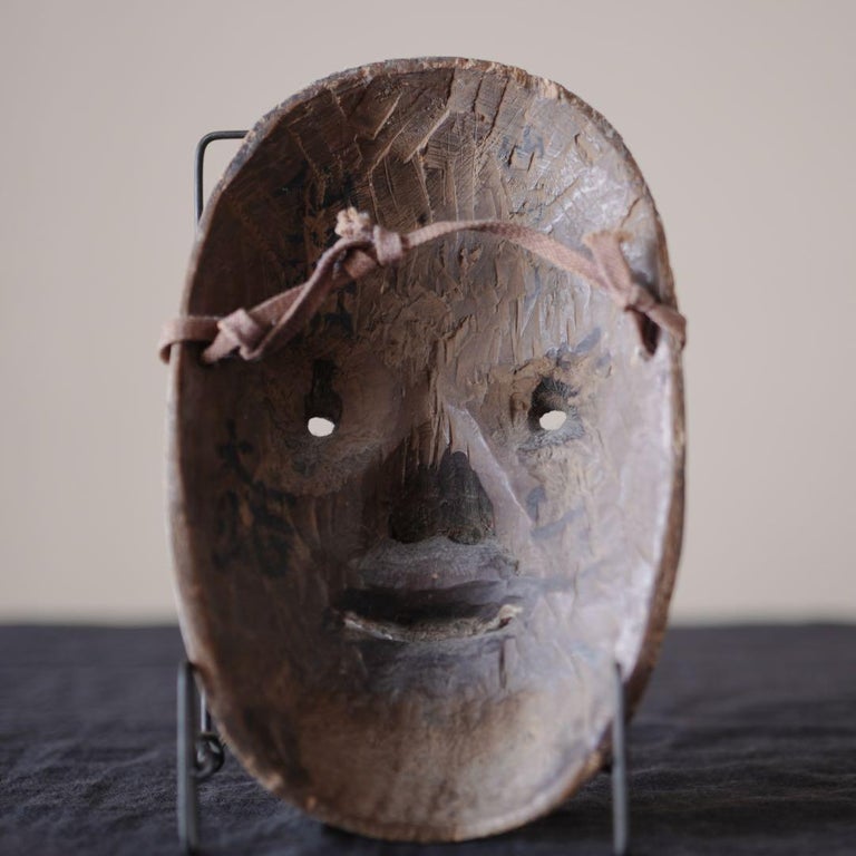 Noh Mask / 17th Century / Japanese antique / edo period For Sale at 1stDibs