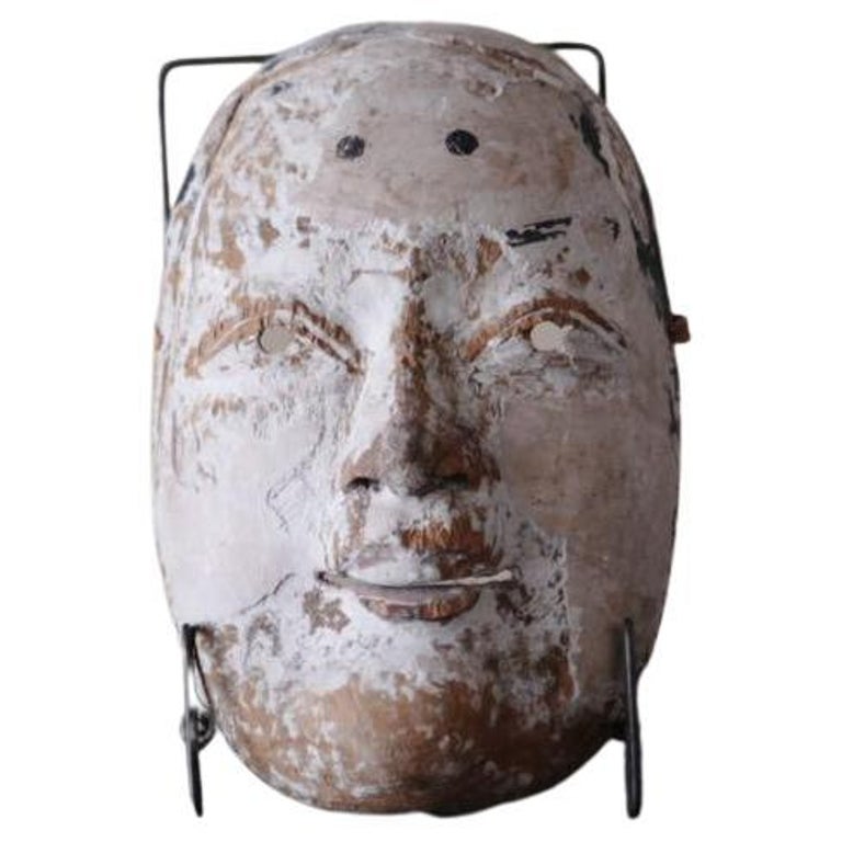 Noh Mask / 17th Century / Japanese antique / edo period For Sale at 1stDibs