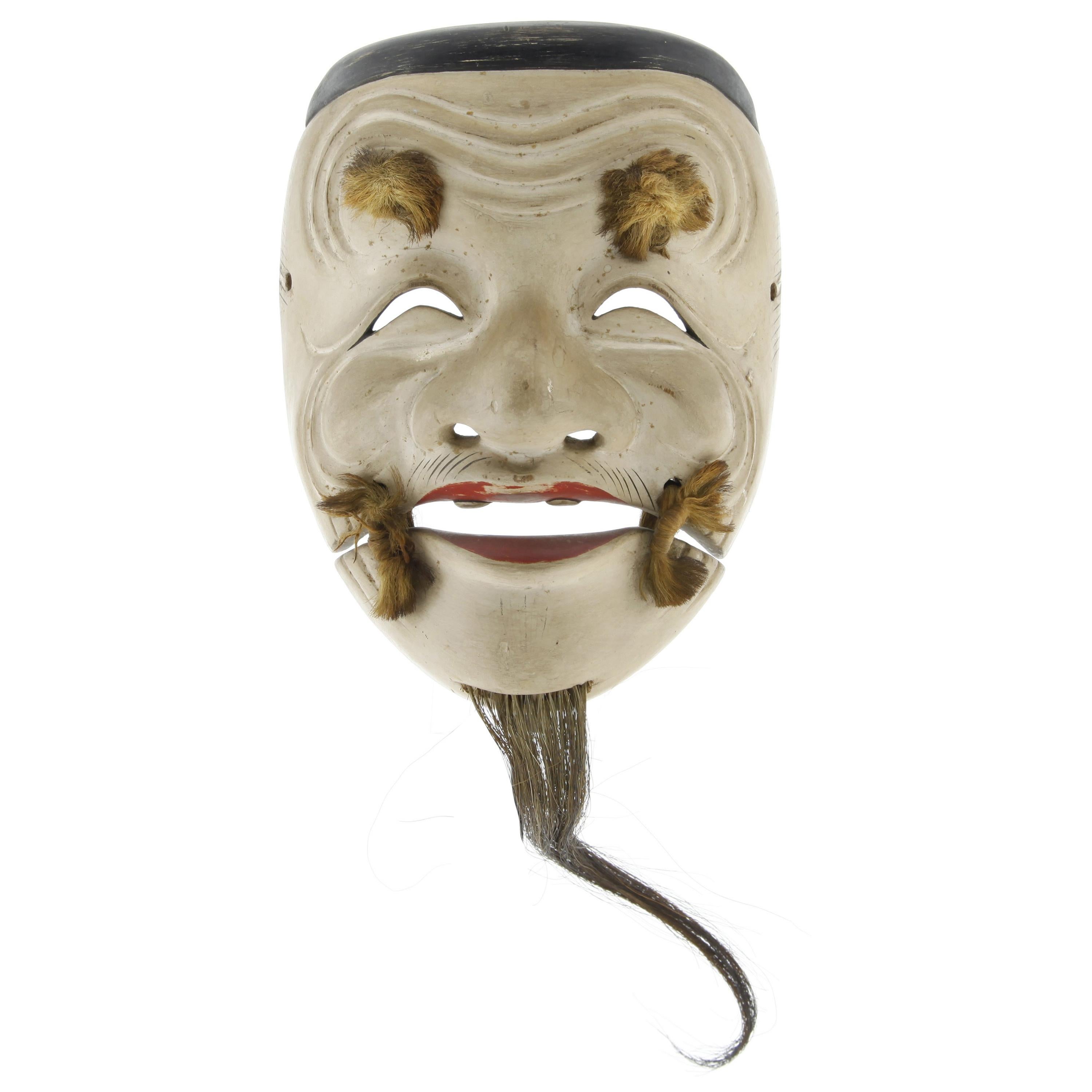 Noh Mask of a Fierce God, Actor, Japanese Theatre, Drama, 19th Century ...