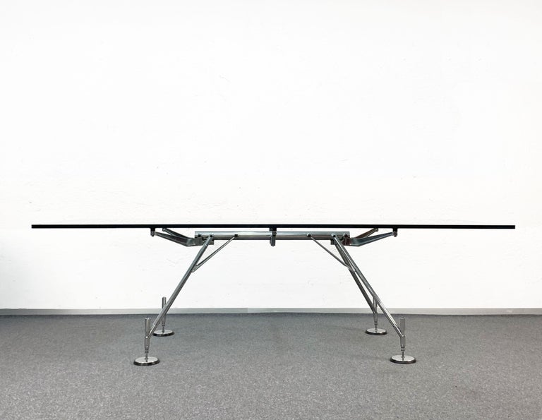 Nomos Table 1986 by Norman Foster for Tecno Italy 1980s Dining or ...