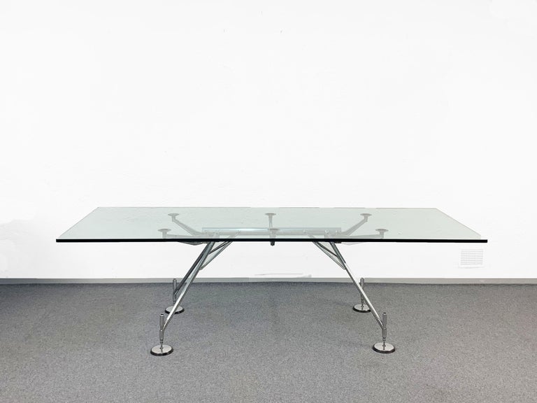 Nomos Table 1986 by Norman Foster for Tecno Italy 1980s Dining or ...