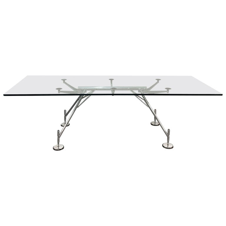 Nomos Table 1986 by Norman Foster for Tecno Italy 1980s Dining or ...