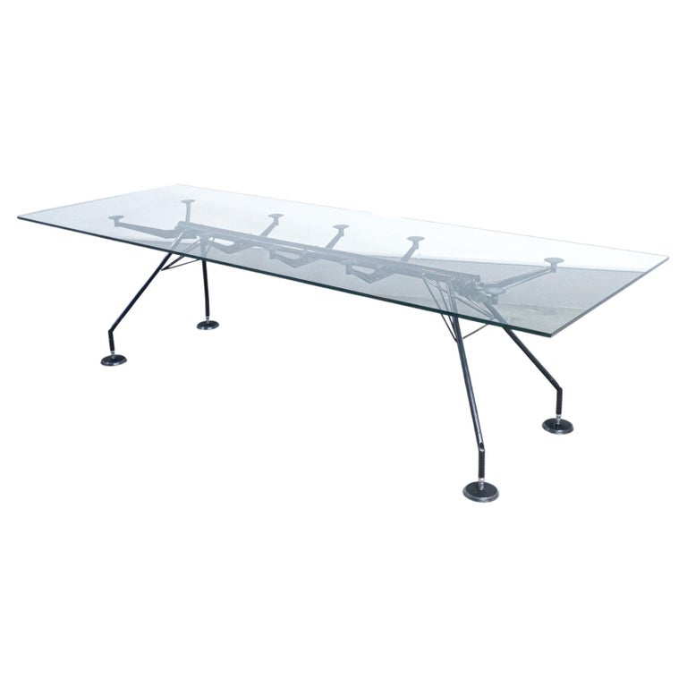 Nomos Table, Design Norman Foster for Tecno, Italy, 1980s-1990s For ...