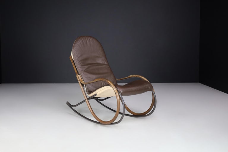 Nonna Rocking Chair by Paul Tuttle for Strässle, Switzerland, 1970s For ...