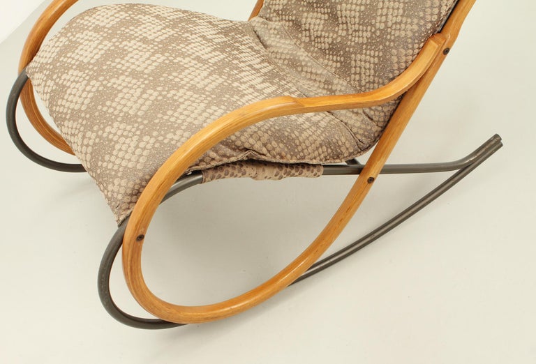 Nonna Rocking Chair by Paul Tuttle for Strässle, Switzerland, 1972 For ...