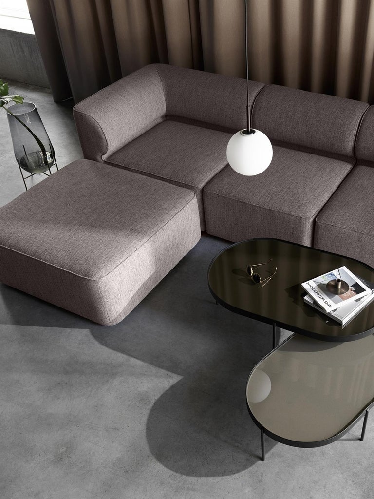 NoNo Table, Small, Beige Glass, Designed by Norm Architects and Note ...