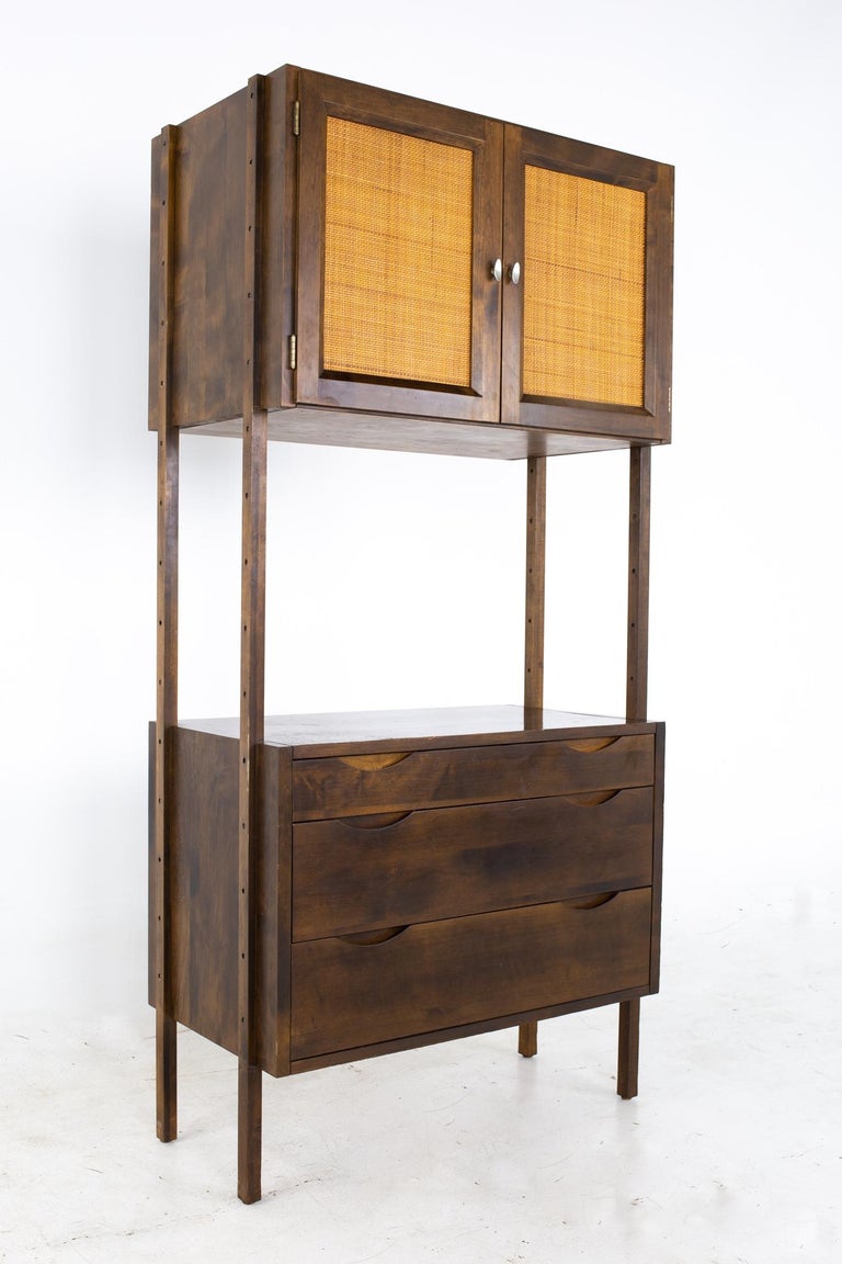 Noral Olson Kopenhavn Mid Century Danish Freestanding Desk Wall Unit at ...