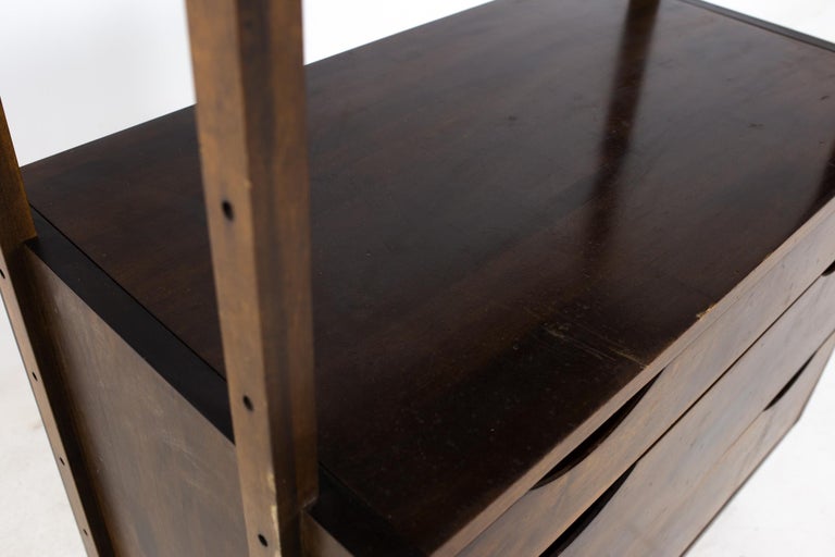 Noral Olson Kopenhavn Mid Century Danish Freestanding Desk Wall Unit at ...