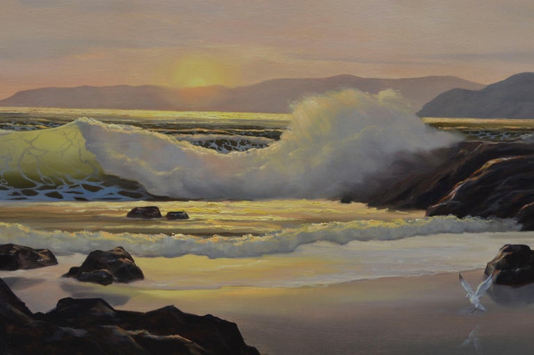 Norberto A. Reyes - California Seascape at Sunset at 1stDibs | norberto ...