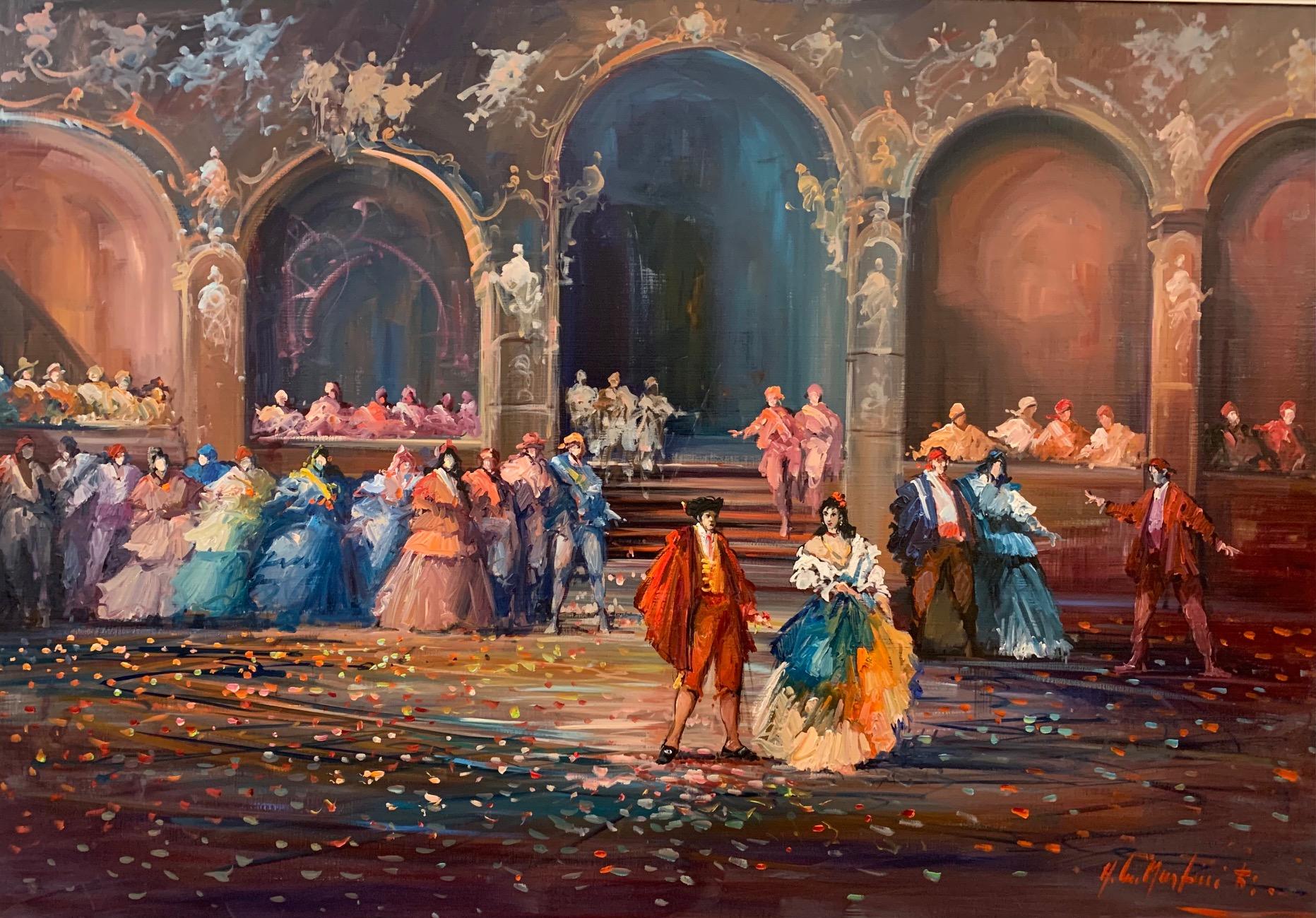 Norberto Martini - La Buria Magica - Figurative Painting by Norberto ...
