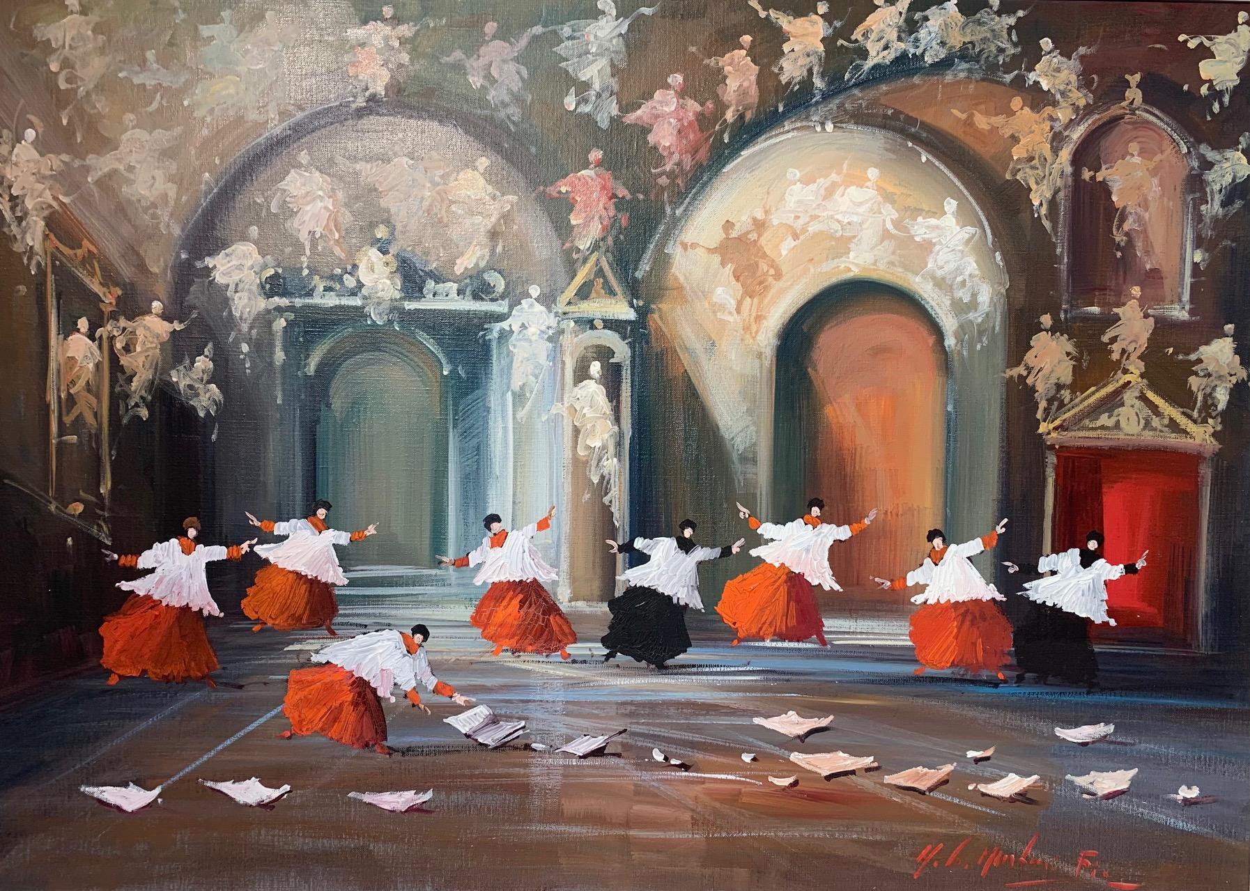 Norberto Martini - Scene Of Opera - Figurative Painting by Norberto ...