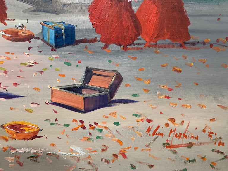 Norberto Martini - The Birthday Of Cardinal - Figurative Painting by ...