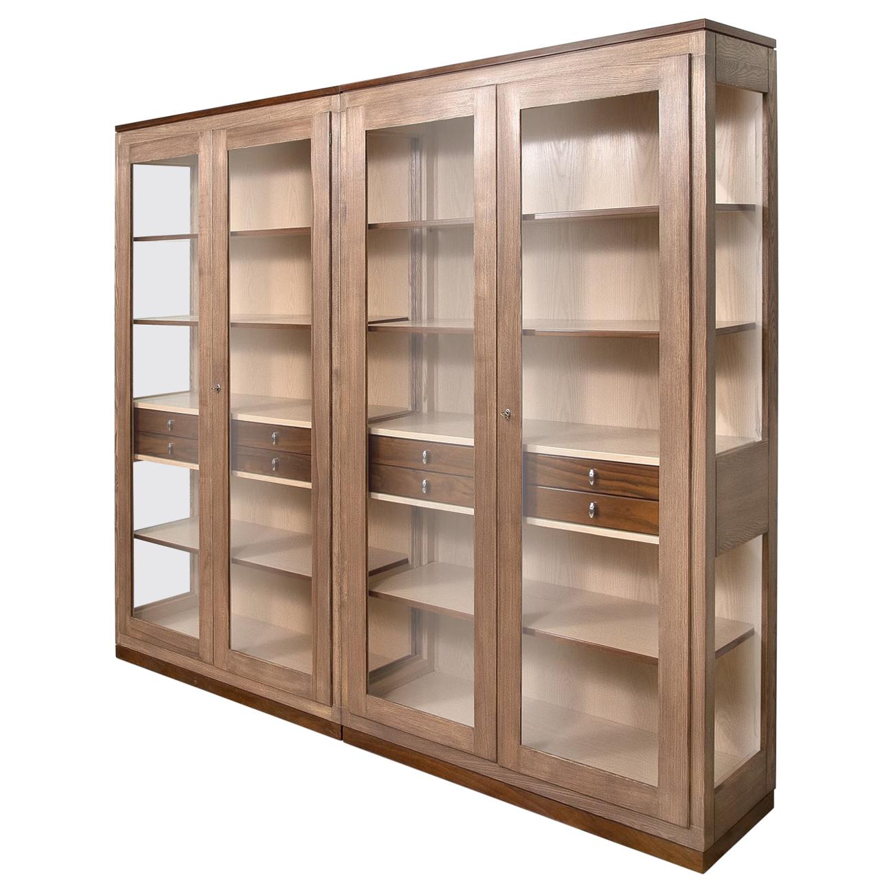 Perbacco 2-Piece Modular Bookcase by Itamar Harari For Sale at 1stDibs