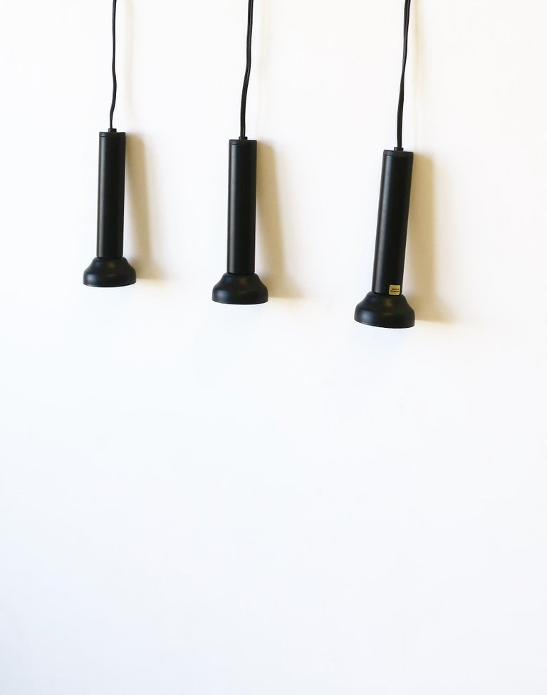 Scandinavian Danish Postmodern Black Pendant Lights by NordLux, Set of ...