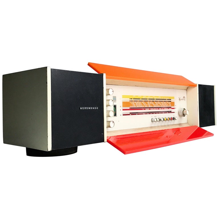 Nordmende Spectra Futura Stereo Radio by Raymond Loewy, 1968 at 1stDibs