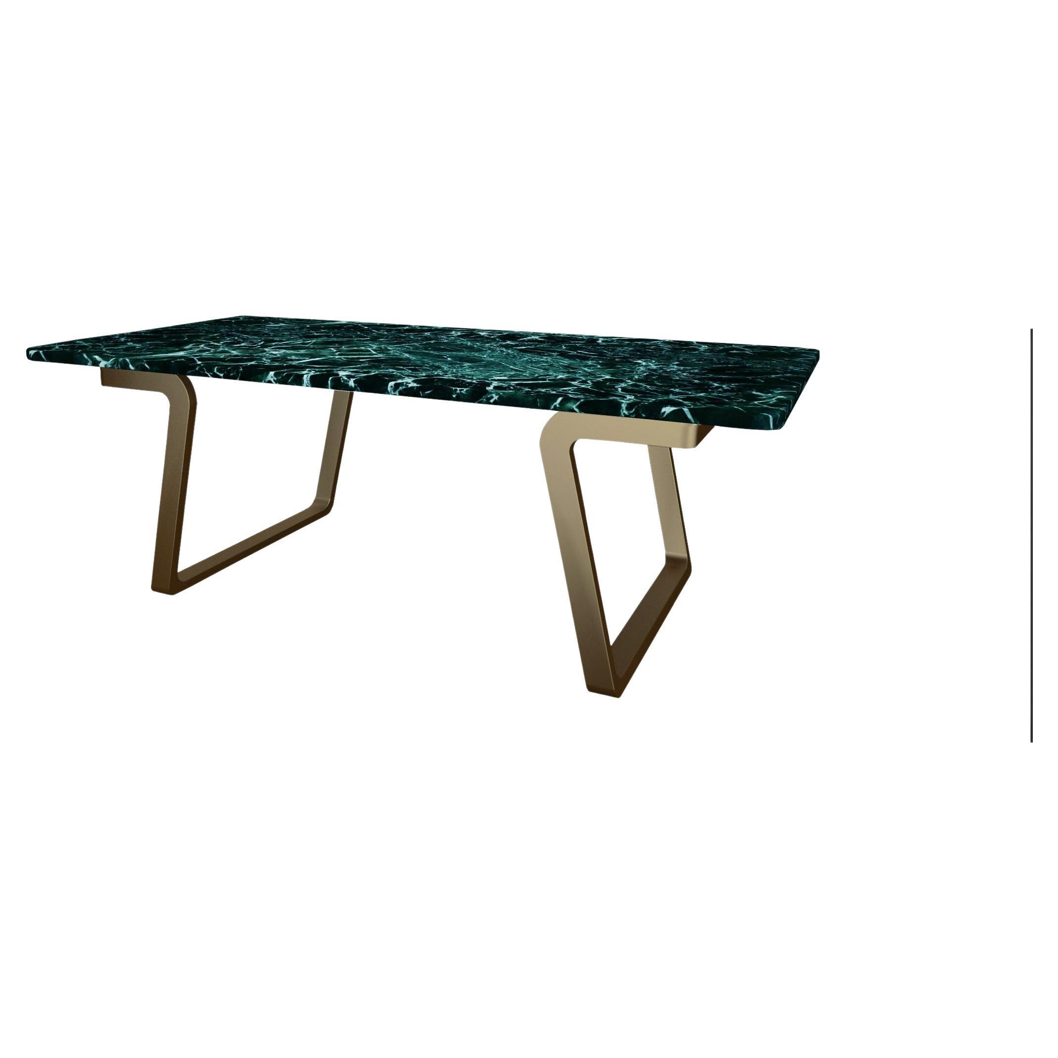 NORDST OLIVIA Coffee Table, Italian Green Lightning Marble, Danish ...