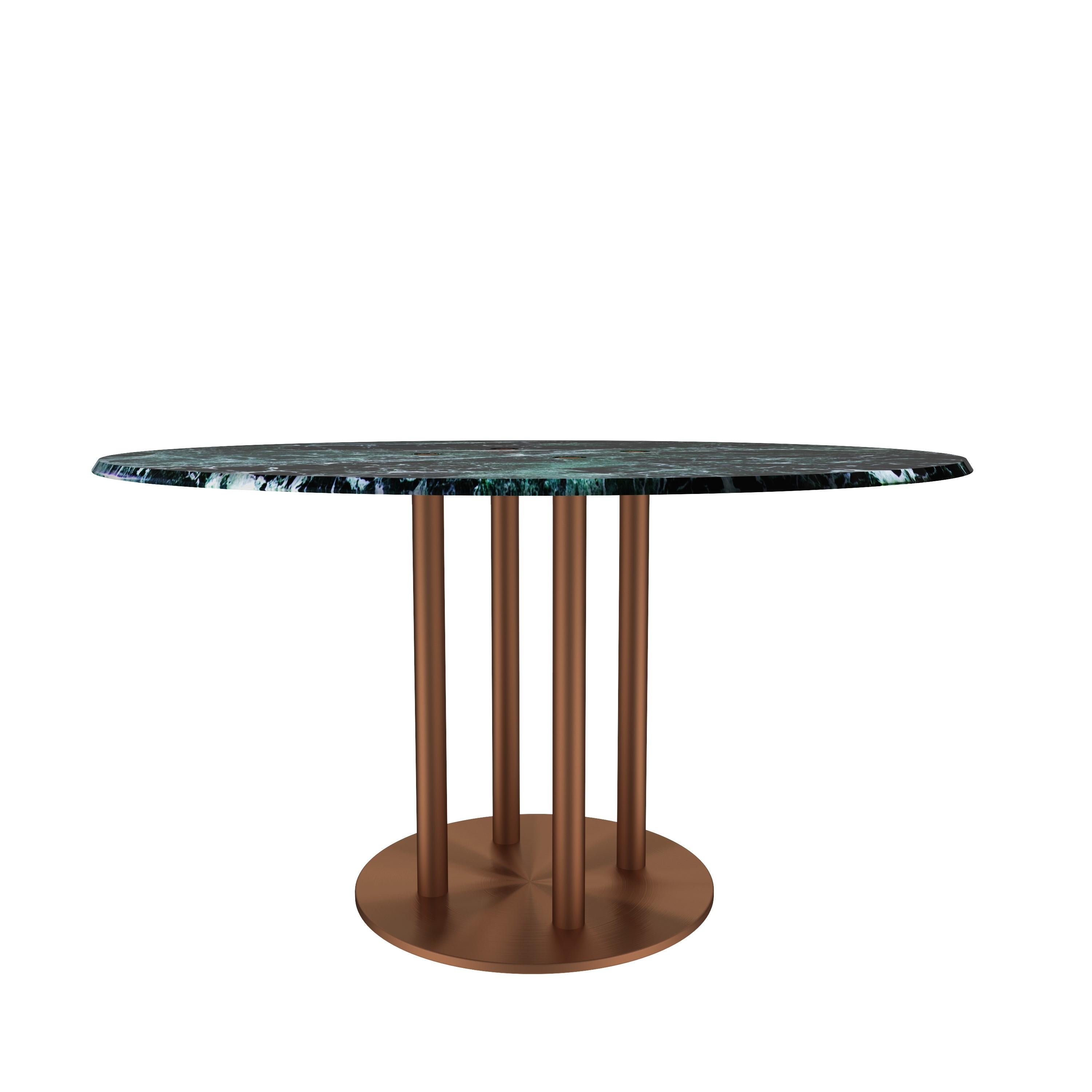 NORDST Lot Dining Table, I Italian Green Marble, Danish Modern Design ...