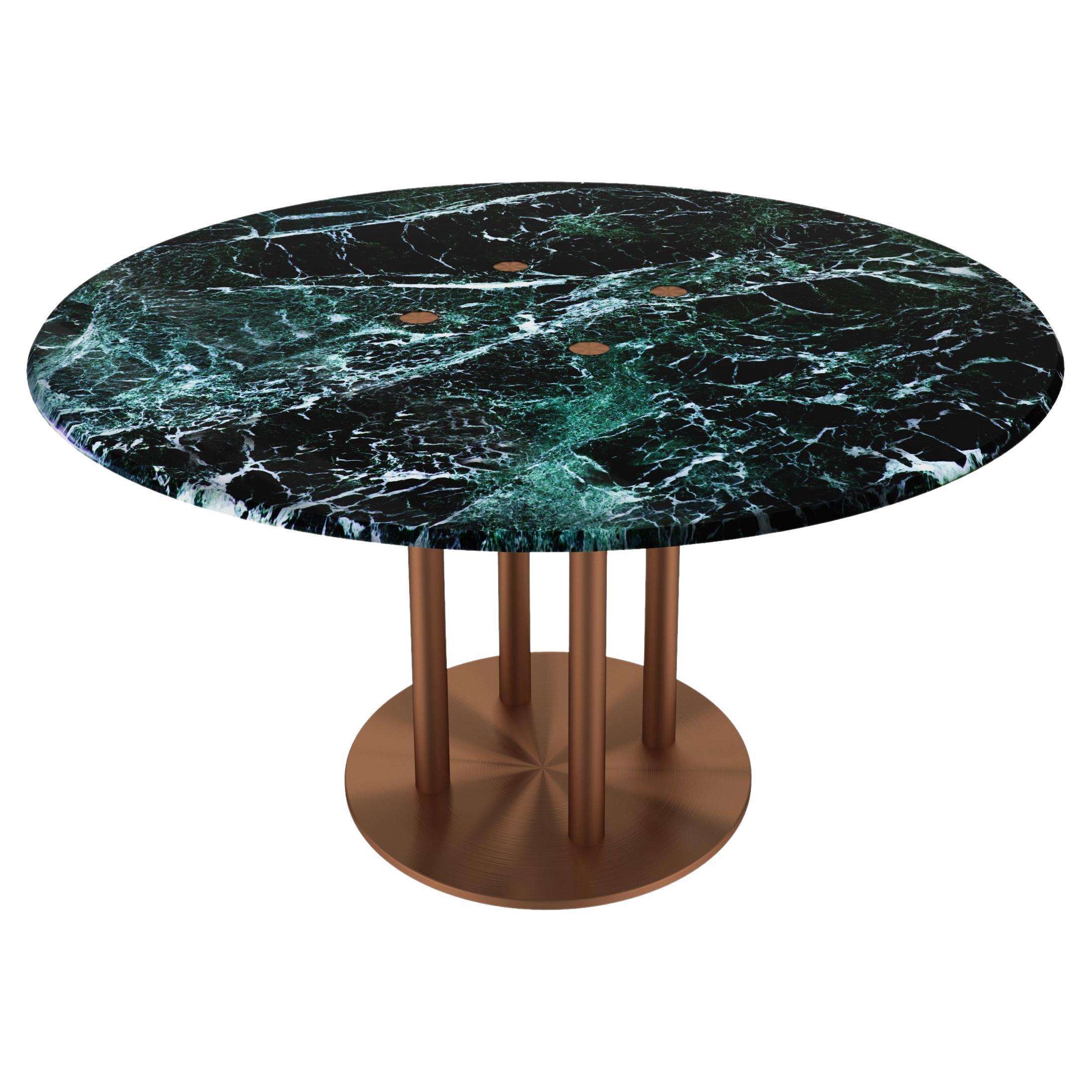 NORDST Lot Dining Table, I Italian Green Marble, Danish Modern Design ...