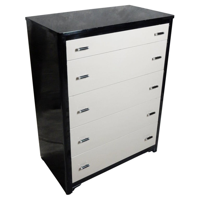 Norman Bel Geddes Design Streamline Chest of Drawers 1934 Simmons For ...