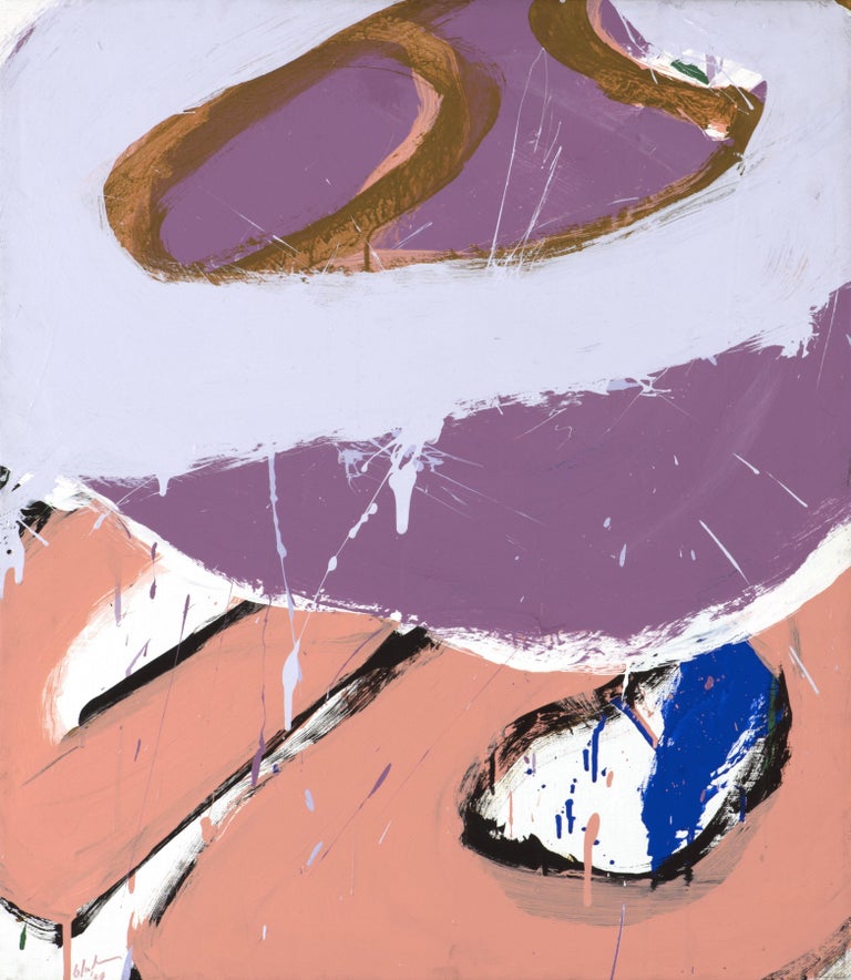 Norman Bluhm - Norman Bluhm, Abstract Expressionist Painting, Purple ...