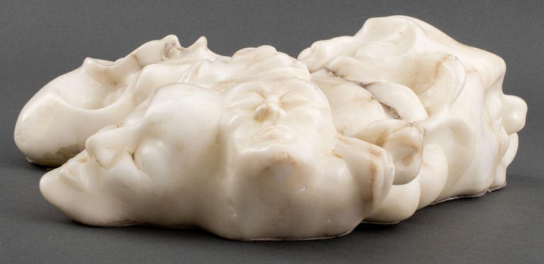 Norman Carton 'Grotesque Faces' Marble Sculpture For Sale at 1stDibs