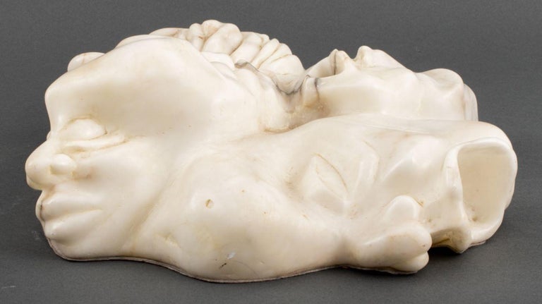 Norman Carton 'Grotesque Faces' Marble Sculpture For Sale at 1stDibs