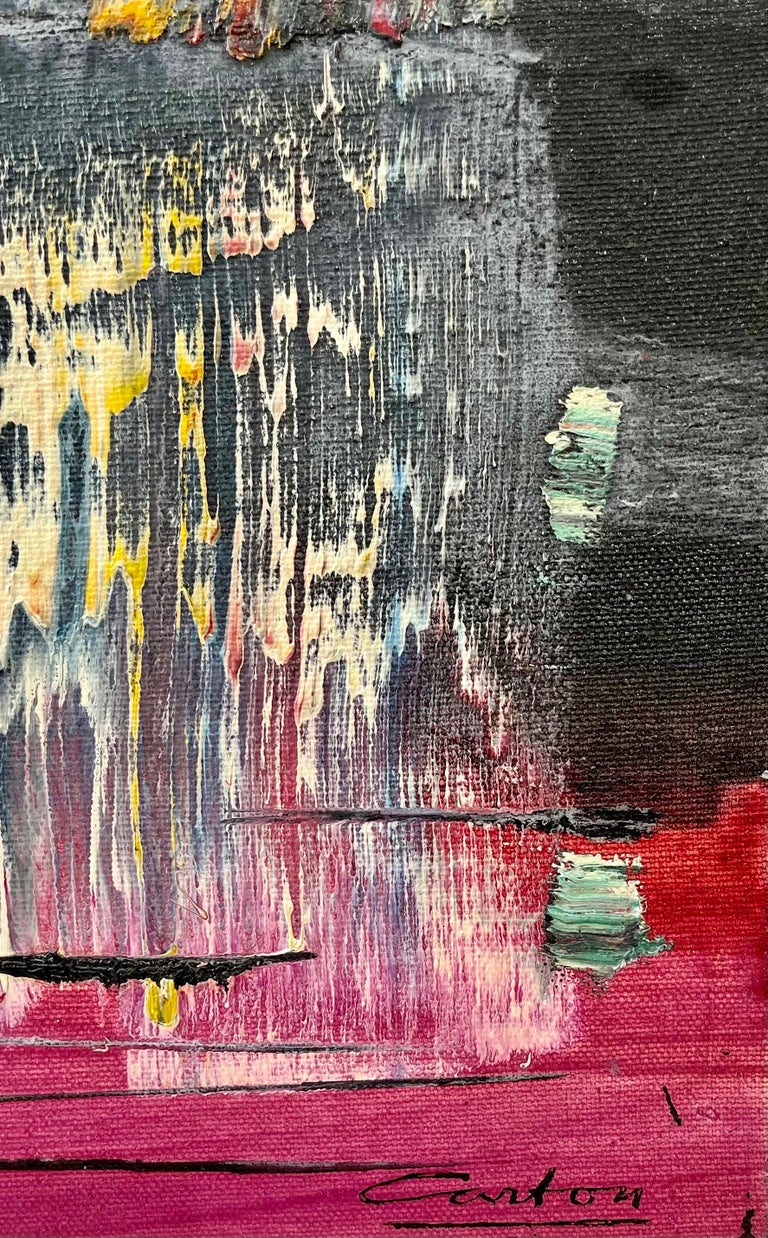 Norman Carton - American Vivid Abstract Expressionist Art Oil Painting ...