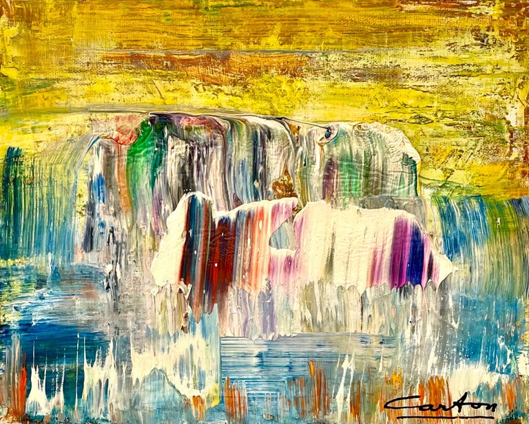 Norman Carton - American Vivid Abstract Expressionist Art Oil Painting ...