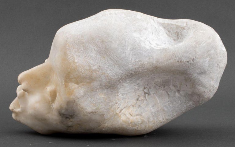Norman Carton 'Screaming Face' Marble Sculpture For Sale at 1stDibs